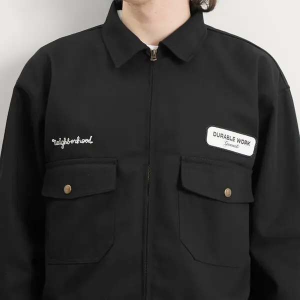 NEIGHBORHOOD Zip Work Jacket In | Size: | Cotton/polyester | End Clothing