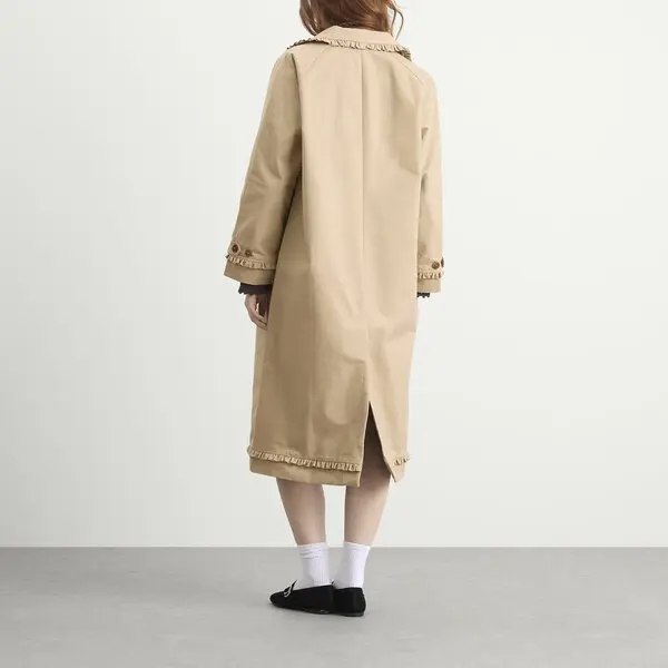 MY MUM MADE IT Tailored Gather Trench Coat