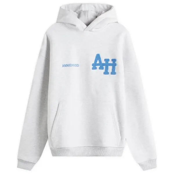 ANNIE HOOD College Hoodie - Grey