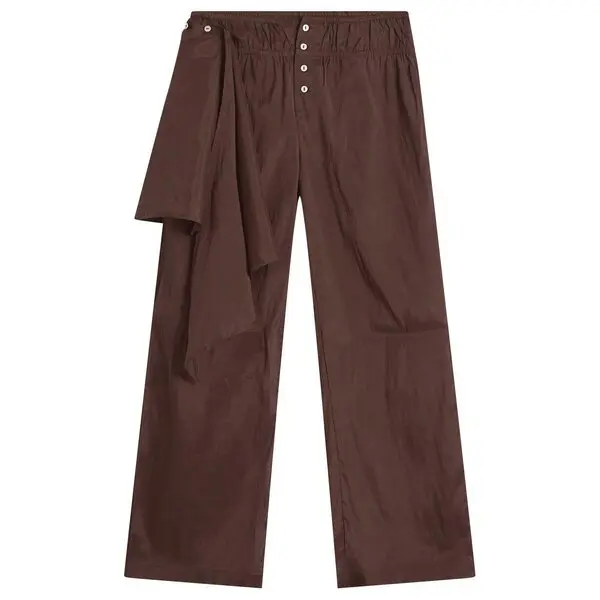 DAMSON MADDER Paula Sarong Trousers Presented End - Choc