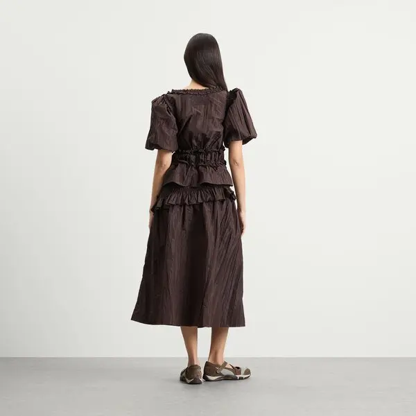 DAMSON MADDER Everly Ruffle Blouse Presented End