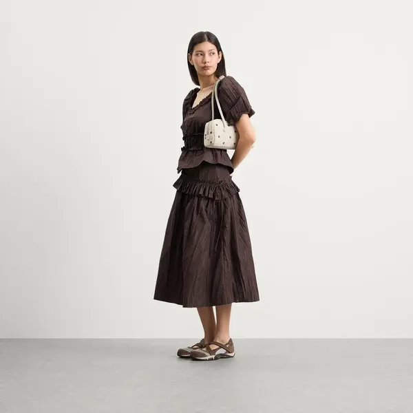 DAMSON MADDER Everly Ruffle Blouse Presented End