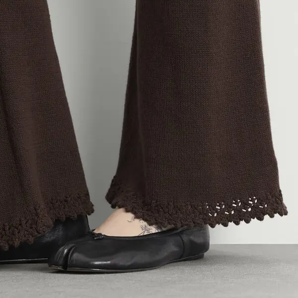 MY MUM MADE IT Lace Knit Pants