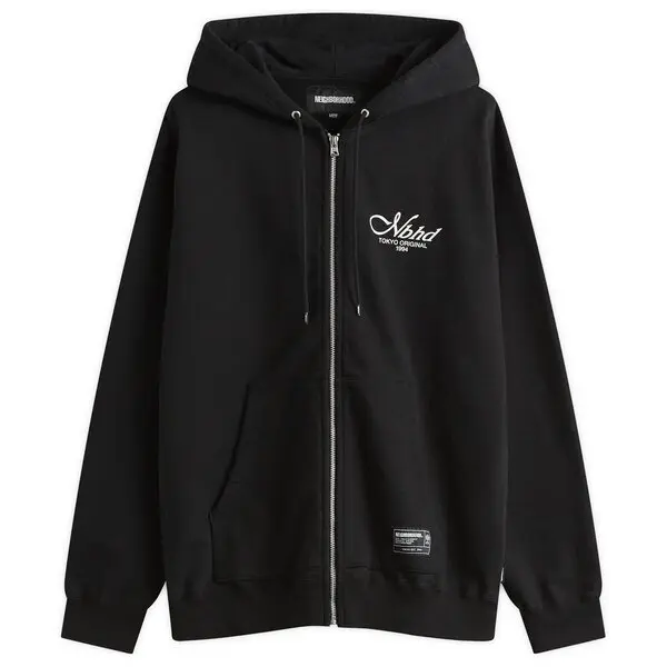 NEIGHBORHOOD Staple Logo Zip Hoodie - Black