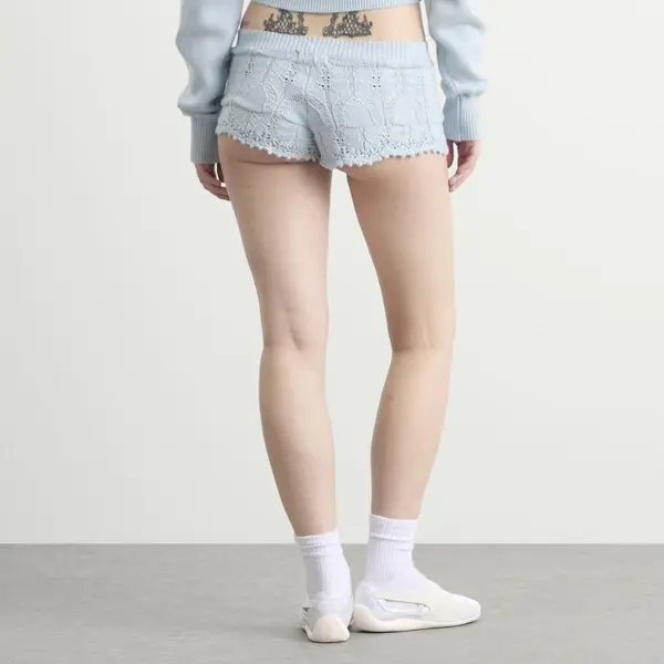 MY MUM MADE IT Lace Knit Shorts