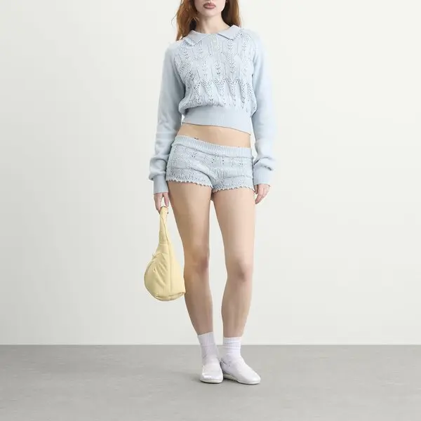 MY MUM MADE IT Lace Knit Shorts