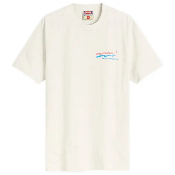 METALWOOD STUDIO Club Building T-shirt - Heather Grey