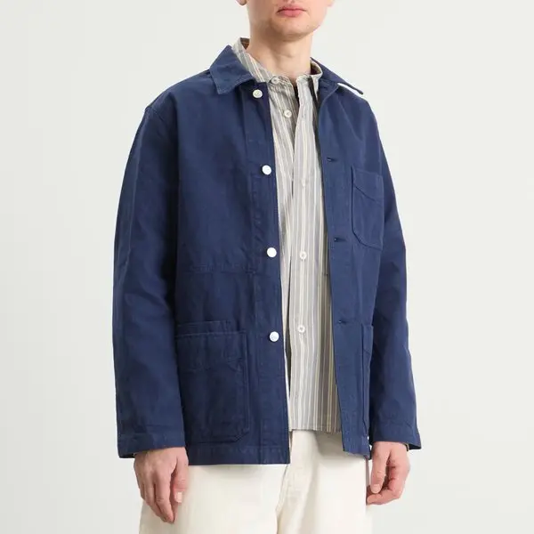 DRAKE'S Canvas Chore Jacket