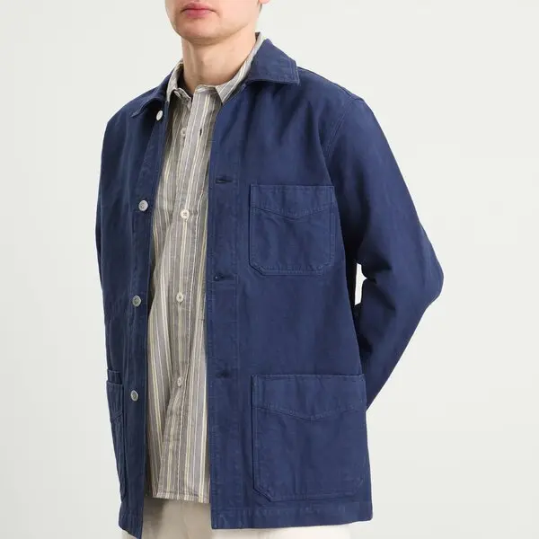 DRAKE'S Canvas Chore Jacket