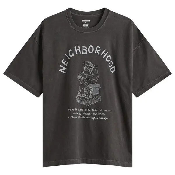 NEIGHBORHOOD Ss-11 Pigment Dyed T-shirt - Black