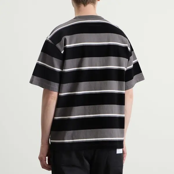 NEIGHBORHOOD Border Stripe Logo T-shirt