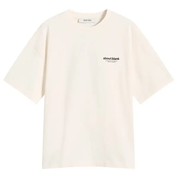 ABOUT:BLANK Emblem T-shirt - Oat