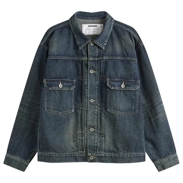 NEIGHBORHOOD Washed Denim Type-2 Jacket - Indigo