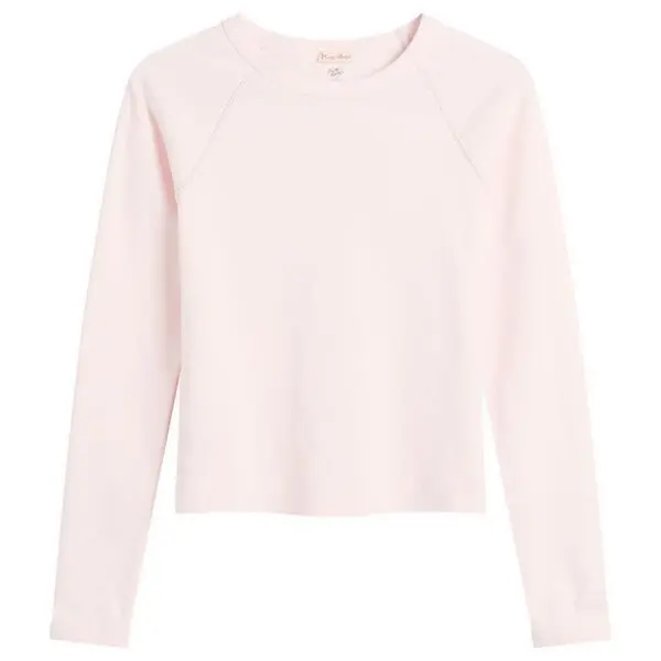 FRUITY BOOTY Round Neck Long Sleeve Top - Pink