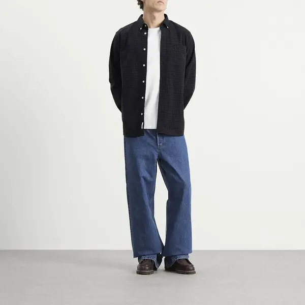 FORET Creek Heavy Flannel Check Overshirt