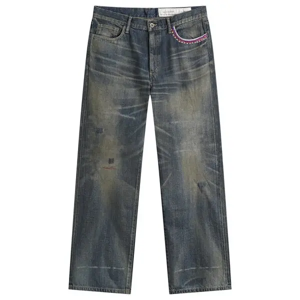 NEIGHBORHOOD Savage Denim Dp Wide Jeans - Indigo