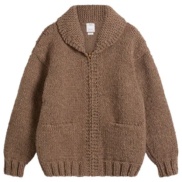 Visvim Cowichan Hand Knit - Brown