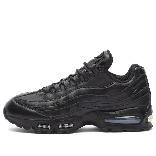 Nike Max 95 Big Bubble Leather Sneaker - Black