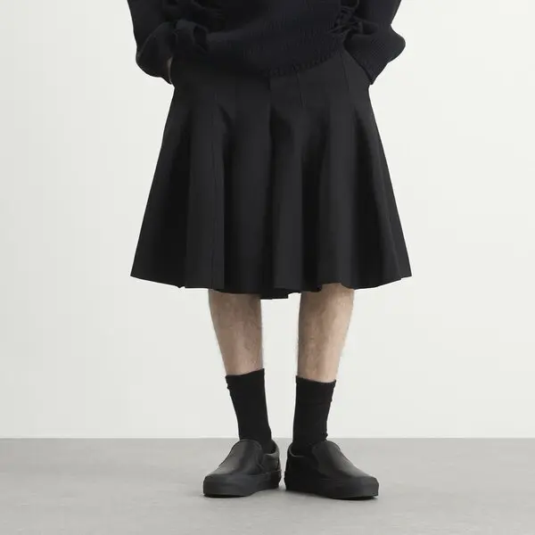 Comme Des Garçons Wool Structured Shorts