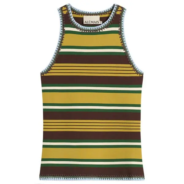 ALEMAIS Clover Knit Top - Stripe