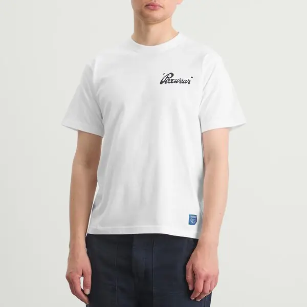 PEXWEAR Italic Logo T-shirt - White