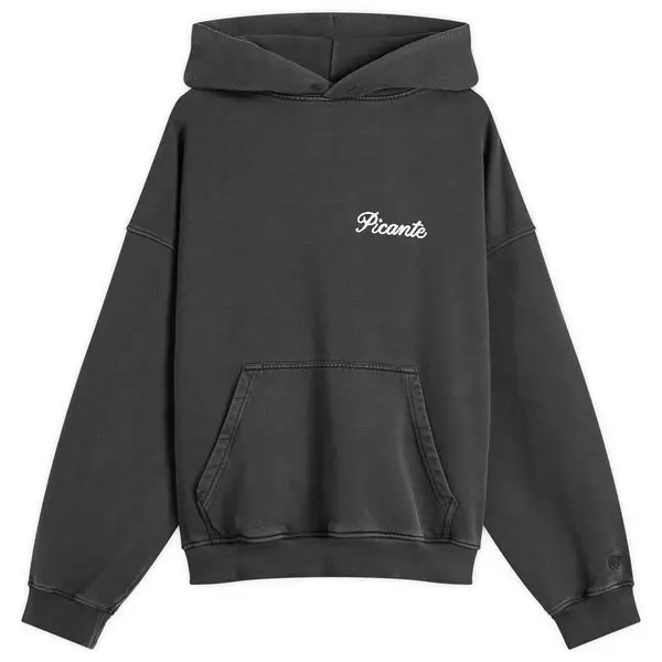 PICANTE Tailor Chain-stitch Hoodie - Washed Black