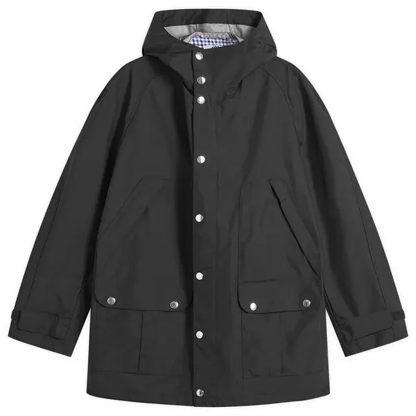 Junya Watanabe Nylon Laminated Mackintosh Jacket - Black