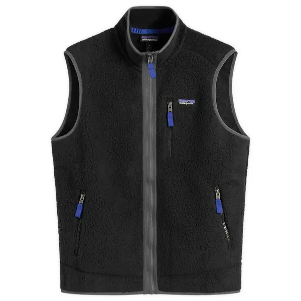 Patagonia M's Retro Pile Vest - Black/forge Grey