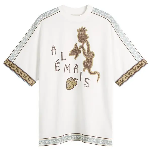 ALEMAIS Monkey Dance T-shirt - Cream