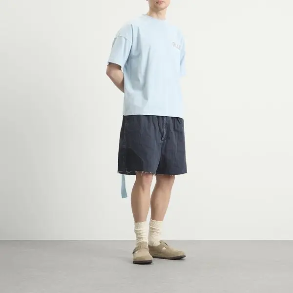 EBIT Octagon Patch Denim Lofty Shorts