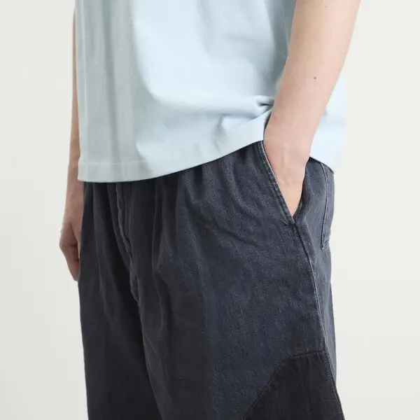 EBIT Octagon Patch Denim Lofty Shorts