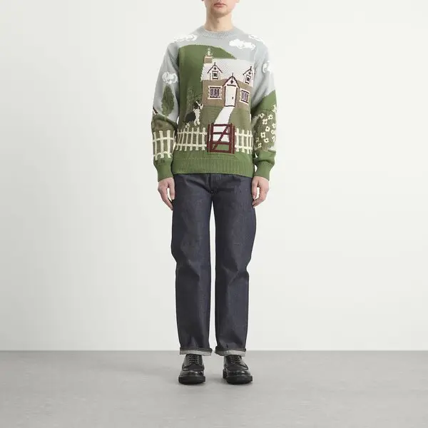 Junya Watanabe Intarsia Jacquard Jumper