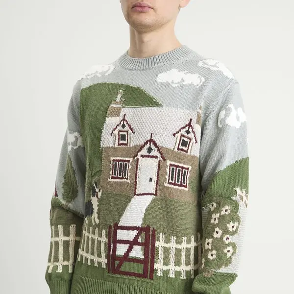 Junya Watanabe Intarsia Jacquard Jumper
