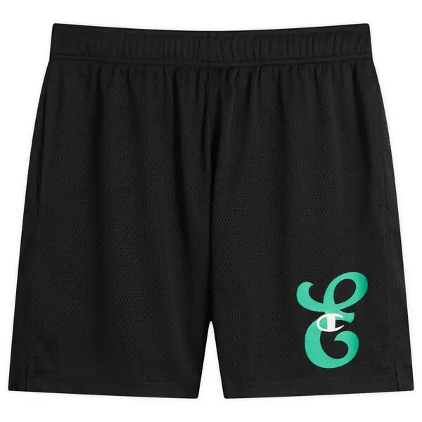 Champion For E End. Mesh Shorts 'emerald - Black