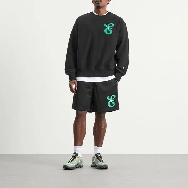 Champion For E End. Mesh Shorts 'emerald