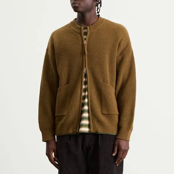 FRIZMWORKS Wool Deck Zip Cardigan