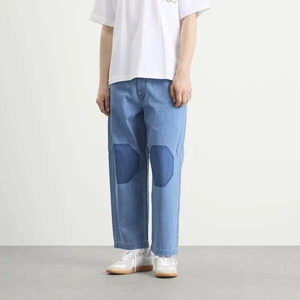 EBIT Octagon Patch Denim Jeans