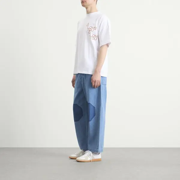 EBIT Octagon Patch Denim Jeans