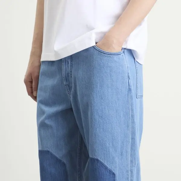EBIT Octagon Patch Denim Jeans