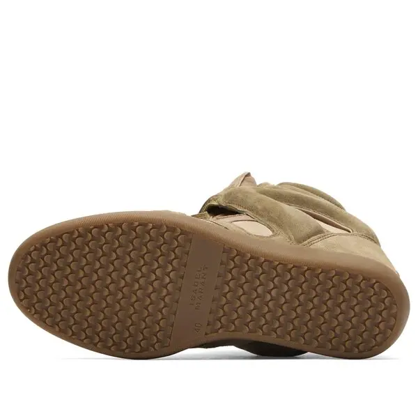 Isabel Marant Étoile Bekett High Top Wedge Sneakers - Brown