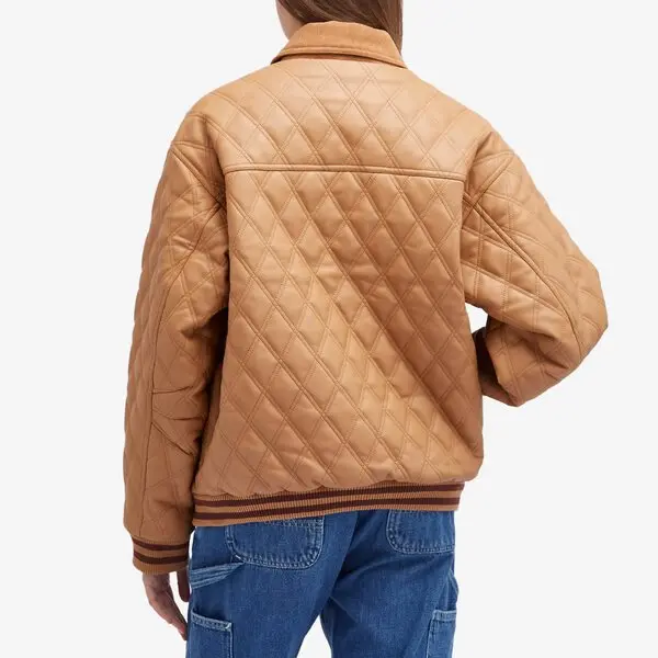 HOUSE OF SUNNY Midcentury Quilted Bomber Jacket