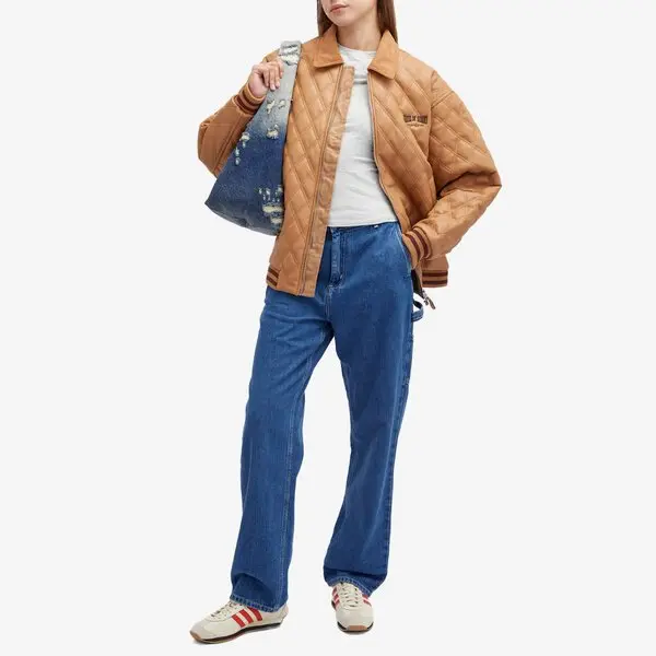 HOUSE OF SUNNY Midcentury Quilted Bomber Jacket