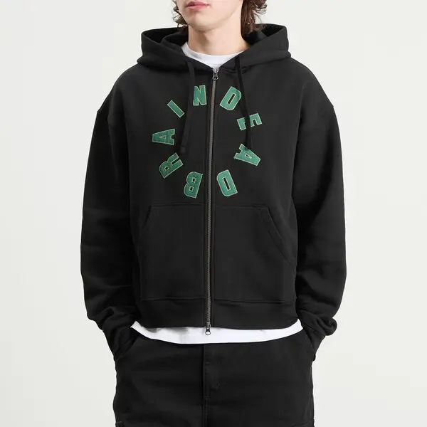 BRAIN DEAD Collegiate Zip Hoodie