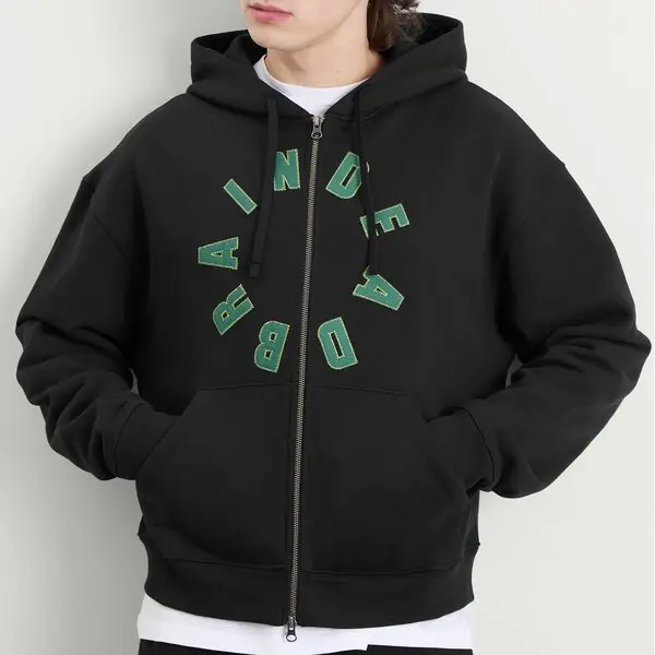 BRAIN DEAD Collegiate Zip Hoodie