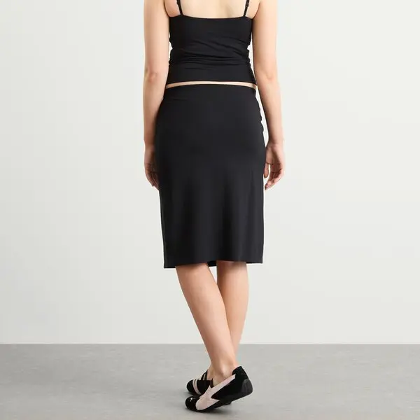 SKIMS Smooth Lounge Midi Skirt