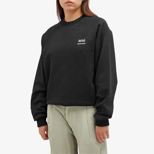 AMI Paris Logo Crew Sweatshirt
