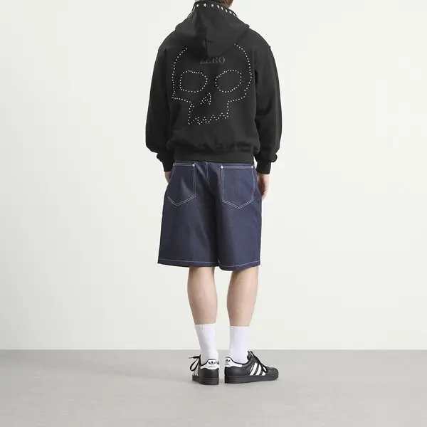PLEASURES X Zero Dane Studded Hoodie
