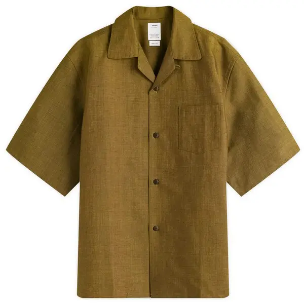 Visvim Keesey Silk Chambray Vacation Shirt - Khaki