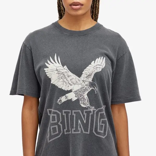 ANINE BING Lili Retro Eagle T-shirt