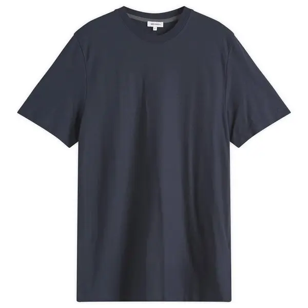 Norse Projects Jakob Crepe Logo T-shirt - Dark Navy
